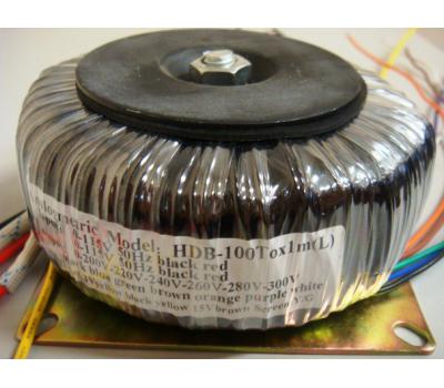 Toroid Transformer T100 100W 0-200V-220V-240V-260V-280V-300V(200mA) 0-6.3V(2A) 15V(1A)_Toroidal ...
