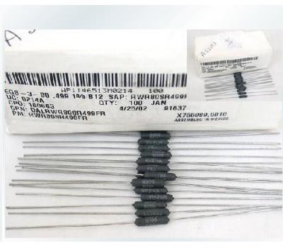 DALE Resistor Values 0.499ohm 1/2W 1% Precision (20PCS)_Dale_Resistor ...